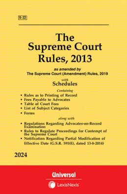 Supreme Court Rules, 2013 along with Regulations Regarding Advocate-on ...